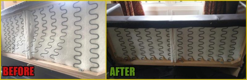 Broken Springs & Webbing Replacement » Sofa & Chair Repairs